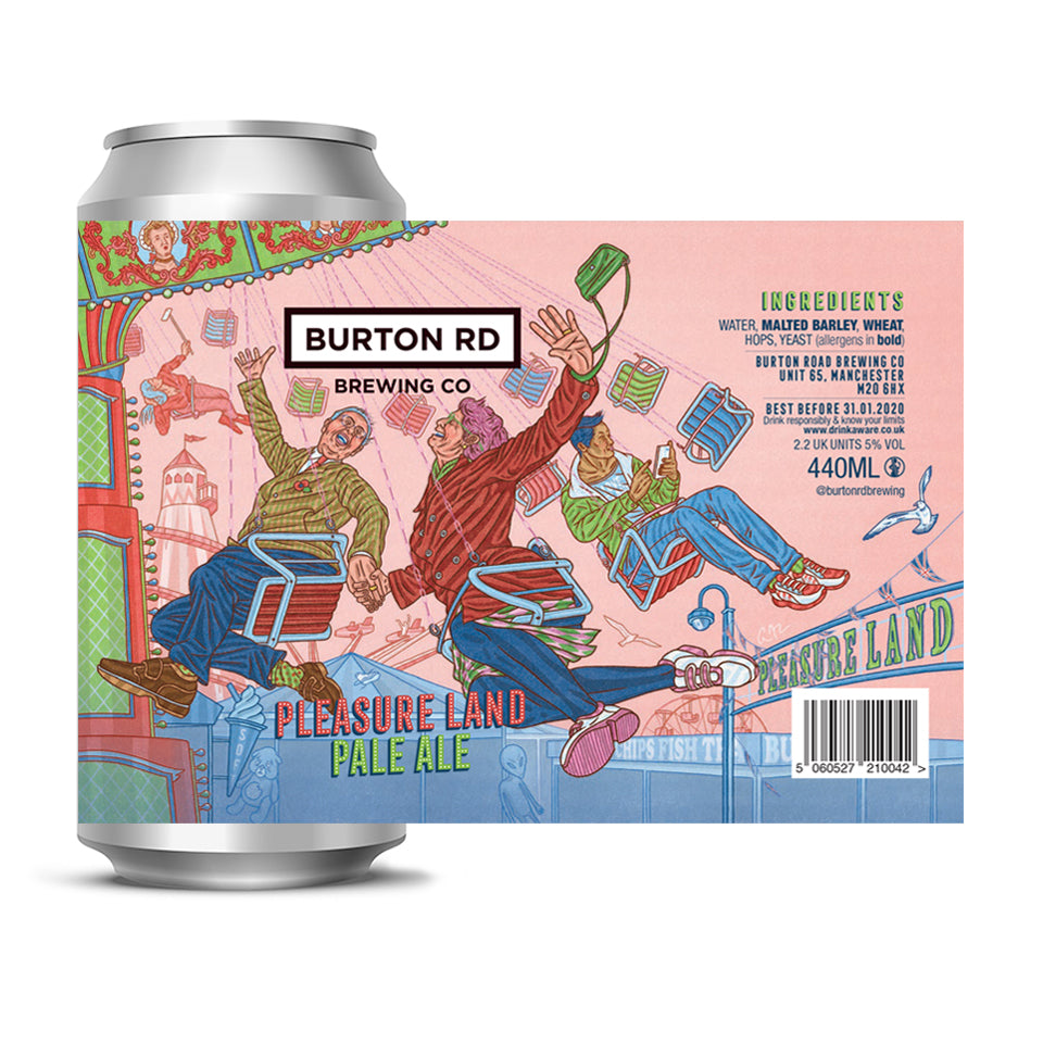 Burton Road Brewing Co. - Pleasure Land, Pale Ale, 5.0%, 440ml